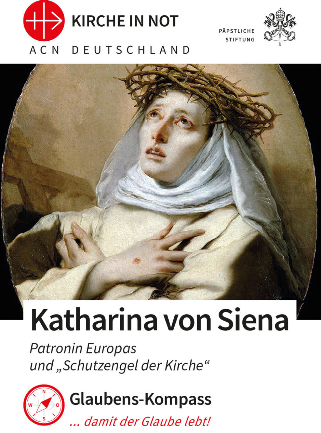 KIRCHE IN NOT veröffentlicht „Glaubens-Kompass“ über die heilige Katharina von Siena - KIRCHE IN NOT